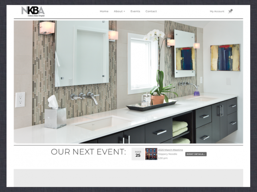 NKBA Indiana Redesign - Cardinal Acres Web Development LLC
